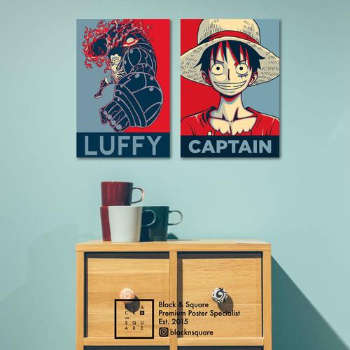 Jual Premium Poster - Luffy The Captain Art - Borderless Frame 30x42cm ...