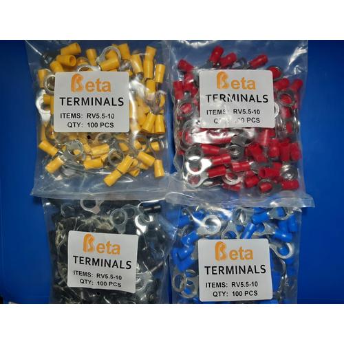 Jual Kabel Skun RING O RVS 5.5mm M10 Sekun Kabel HSS RVS5.5-10 - Kuning ...