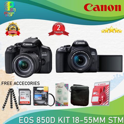 Jual CANON EOS 850D KIT 18-55MM STM - KAMERA CANON 850D KIT 18-55MM STM ...