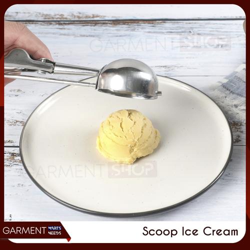 Promo Sendok Scoop Ice Cream Stainless Steel Alat Skop Es Krim Bulat ...