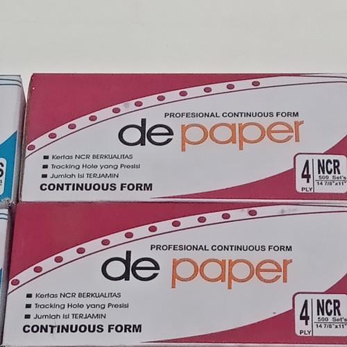 Jual CONTINOUS FORM 4 PLY (FULL) DE PAPER 500 SET'S 14 7/8"x11" - Kota ...