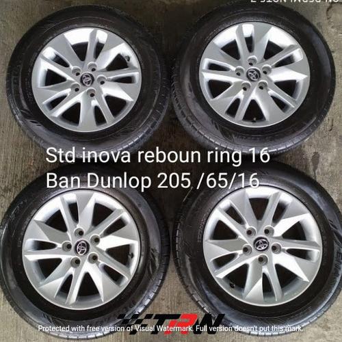 Jual Velg mobil original Toyota kijang Innova reborn Ring 16 ban Dunlop ...