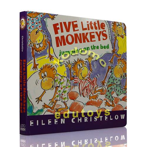 Jual Five Little Monkeys Jumping On The Bed (Board Book) Eileen ...
