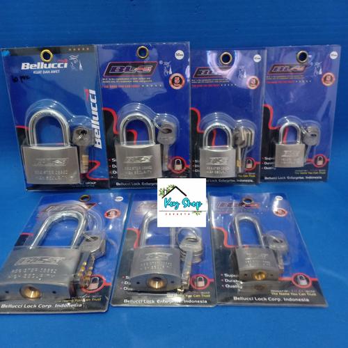 Jual Gembok Pagar Anti Karat Leher Panjang 40mm Gembok Pintu BELLUCCI ...