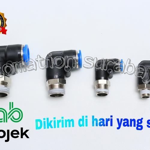 Jual FITTING ELBOW PNEUMATIC SELANG 6MM DRAT 1/4" - MPL 8-02 - Kota Surabaya - AUTOMATION ...