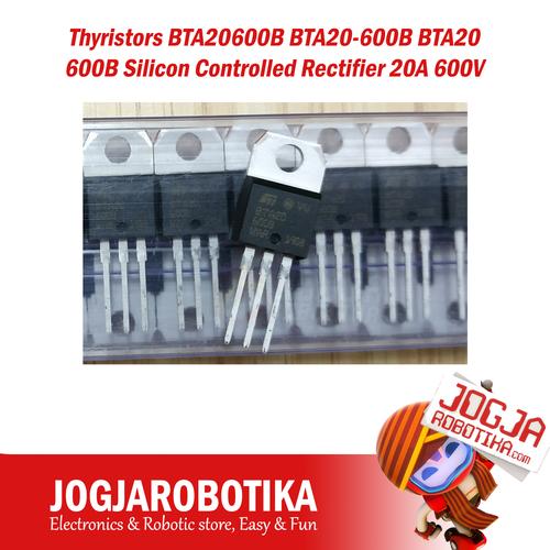Jual BTA20600B BTA20-600B BTA20 600B Silicon Controlled Rectifier 20A 600V - Kab. Sleman ...