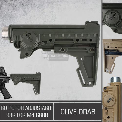 Jual BD Popor Adjustable 93R For M4 GBBR OD - Kab. Sleman - Jackstorm ...