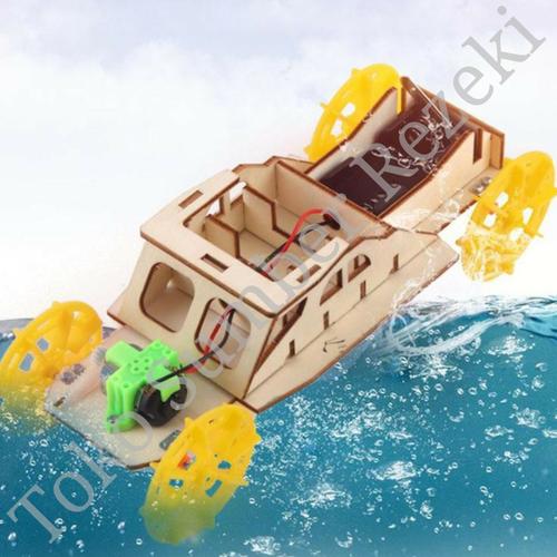 Jual DIY Wood Electric Wind Car Water Kayu Baling Mobil Tenaga Air Anak ...