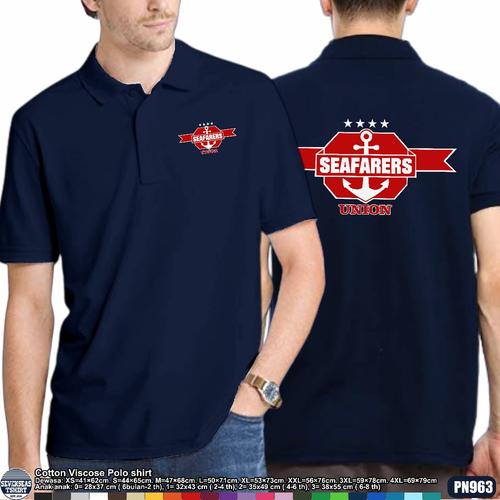 Jual KAOS POLO/KERAH DISTRO PELAUT PELAYARAN SEAFARER/BAJU MARITIM - M ...