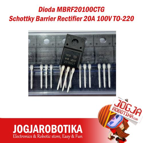 Jual Dioda MBRF2010 MBRF20100CT B20100G Schottky Rectifier 20A 100V TO ...