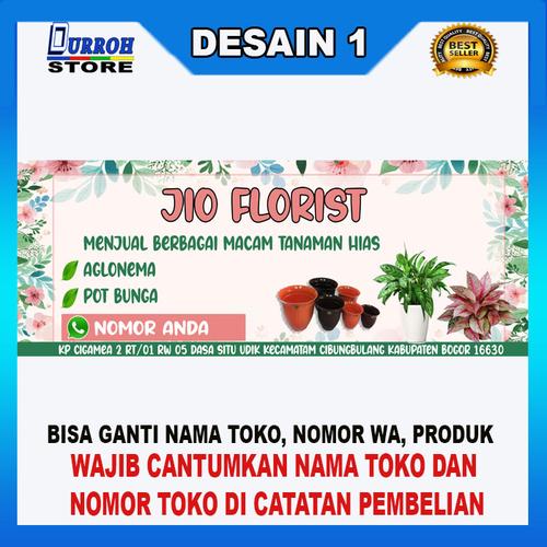 Jual SPANDUK / BANNER USAHA TOKO TANAMAN - 100X50 - Jakarta Timur ...