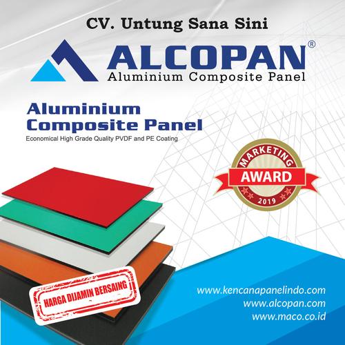 Jual Alcopan Acp 3mm PE - Pure White - Kota Bekasi - Cv Untung Sana ...