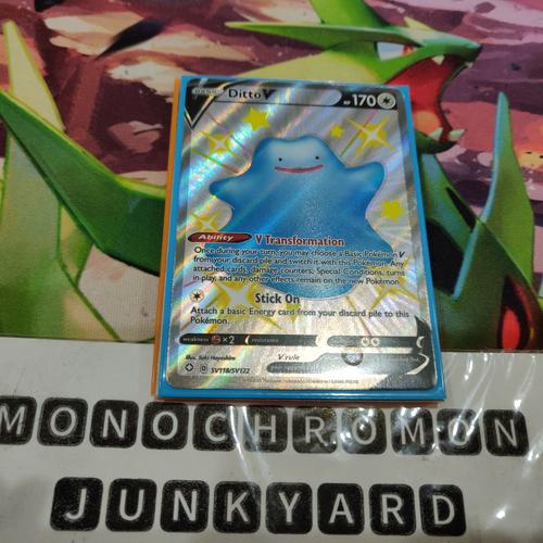 Jual Shiny Ditto V SR Full Art EN SWSH Shining Fates Kartu Pokemon TCG ...