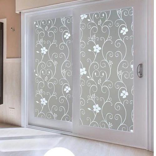 Jual stiker kaca / pelapis kaca / buram / blur / motif ulir putih - Kab ...