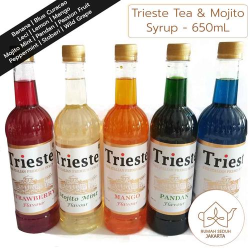 Jual Trieste Syrup 650mL Tea Mojito Series - Lychee Mango Pandan Mint ...
