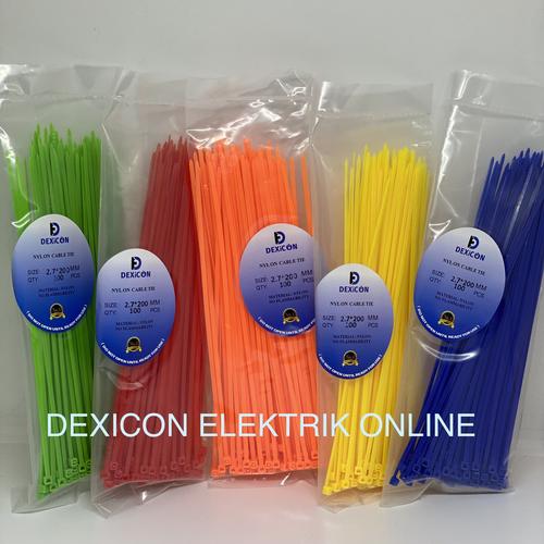 Jual Ties 2.7 x 200/kabel ties/pengikat plastik/pengaman makanan/cable ...