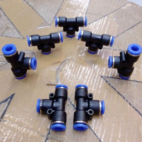 Jual PUT-04 Fitting T Selang ke Selang 4mm Pneumatic HPC - Jakarta ...