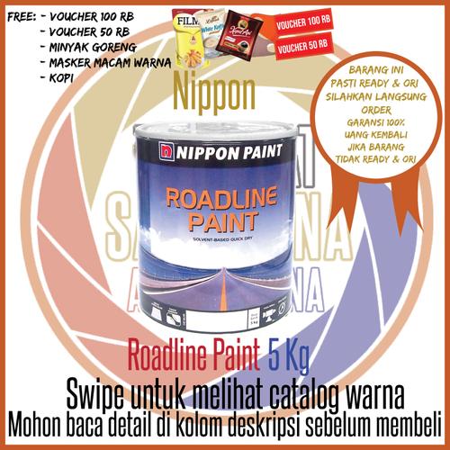 Jual Cat Roadline Paint Nippon 5 Kg / Cat Khusus Marka Jalan Galon ...
