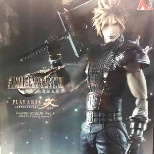 Jual Play Arts Kai Final Fantasy VII Remake Cloud Strife Ver.2 FF7R ...