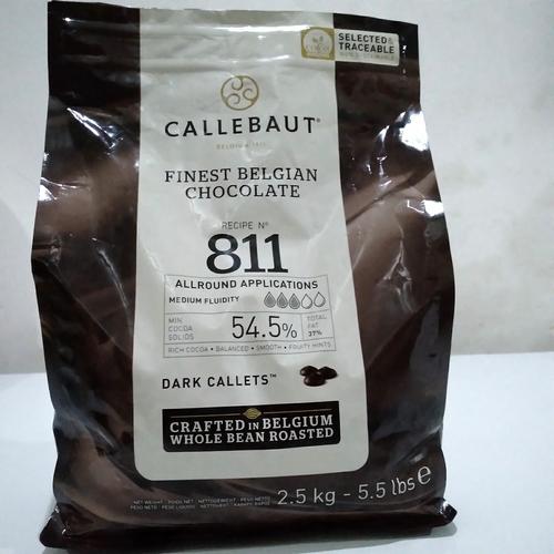 Jual Callebaut 811 Dark Chocolate 54% / Coklat hitam 200gr - Jakarta ...
