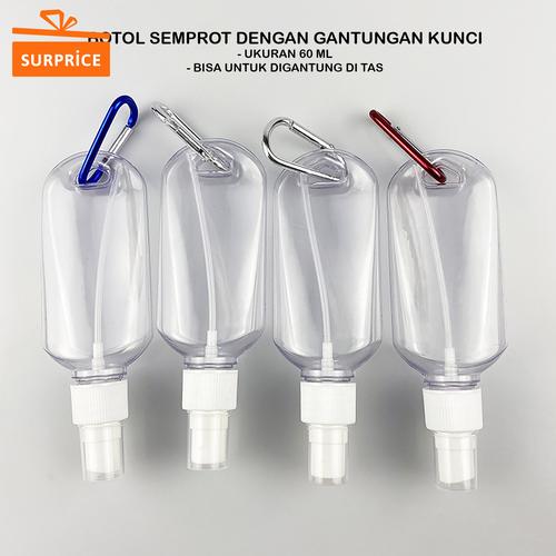 Promo Botol Hand Sanitizer Gantungan Besi Transparan / Botol Hand ...