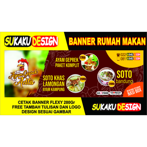 Jual SPANDUK BANNER USAHA RUMAH MAKAN - 2x1 meter - Jakarta Selatan ...