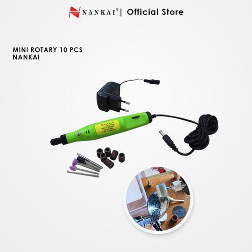 Jual Gerinda Bor Mini / Mini Die Grinder Rotary Tool (10 pc) Nankai ...