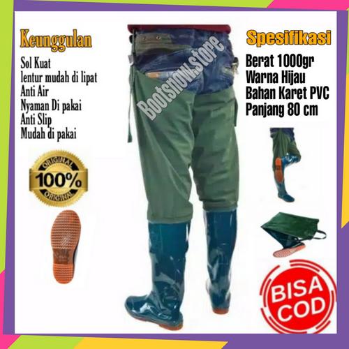 Jual Sepatu safety panjang (80cm) Sepatu Petani nelayan xjy boots ...
