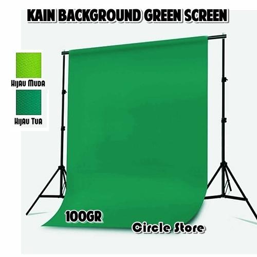 Jual Kain Background Green Screen / Chromakey Screen / Spunbond Hijau ...