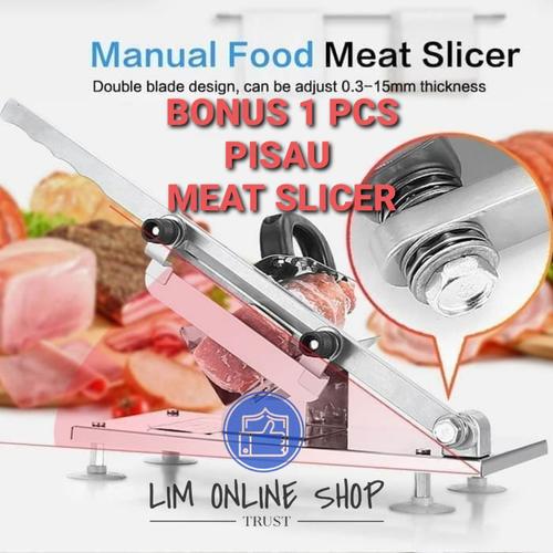 Jual Meat Slicer Alat Pengiris Pemotong Daging Tipis Stainless Steel ...