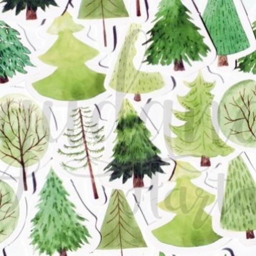 Jual Stiker Go Go Tree Stiker Unik Pohon Hijau Unik DIY Scrapbook GH ...