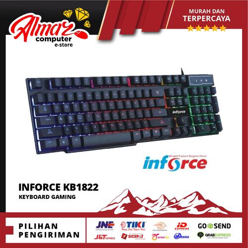 Jual Keyboard Gaming Inforce KB1822 RGB Rainbow Backlight - Kab. Sleman ...