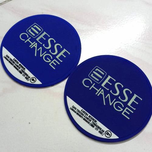 Jual Coaster / Tatakan gelas Rubber (karet) Custom - Jakarta Pusat ...