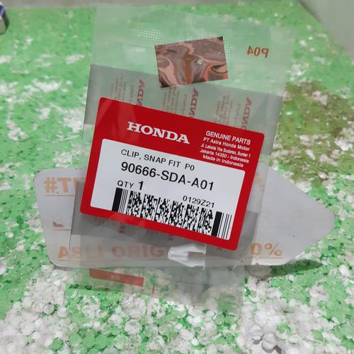 Jual Klip Snap Fit Jepit Cover Motor 90666-SDA-A01 Asli Original Honda ...