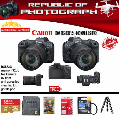 Jual CANON EOS R5 KIT 24-105MM F/4L IS USM / CANON EOS R5 BODY ONLY ...