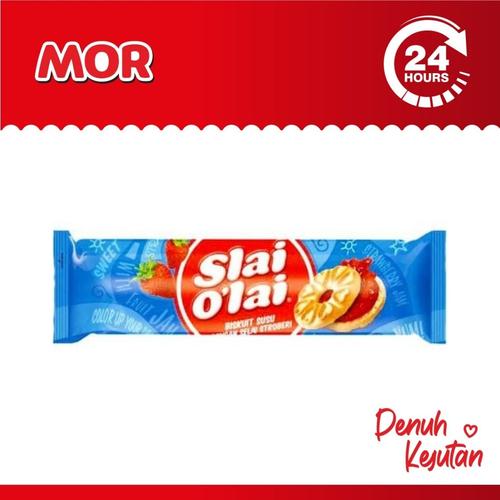 Jual ROMA Slai Olai Strawberry Biskuit Stroberi 128 gr - Kota Tangerang ...