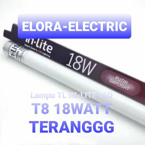 Jual LAMPU TL T8 18w IN-LITE TUBE 18W 18WATT LED 120CM IN LITE ...