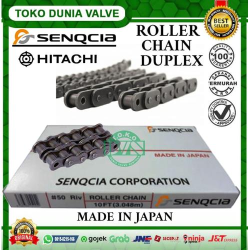 Jual ROLLER CHAIN HITACHI-SENQCIA RS 120 DOUBLE PICTH 38.10 HARGA MURAH ...