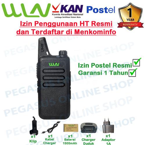 Jual HT Satuan Walkie Talkie WLN Two-Way Radio - Hitam - SATUAN HITAM ...