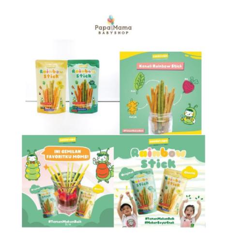 Jual Sunkrisps Rainbow Stick 50gr - Cemilan Anak 1Y+ (Tersedia varian ...
