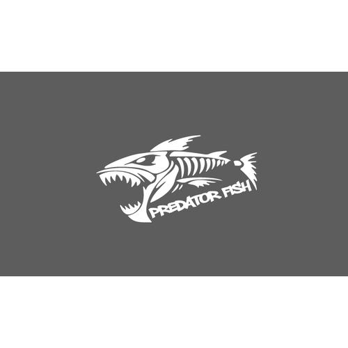 Jual STIKER CUTTING PREDATOR FISH / IKAN PREDATOR / ARWANA - 10,5 cm x ...