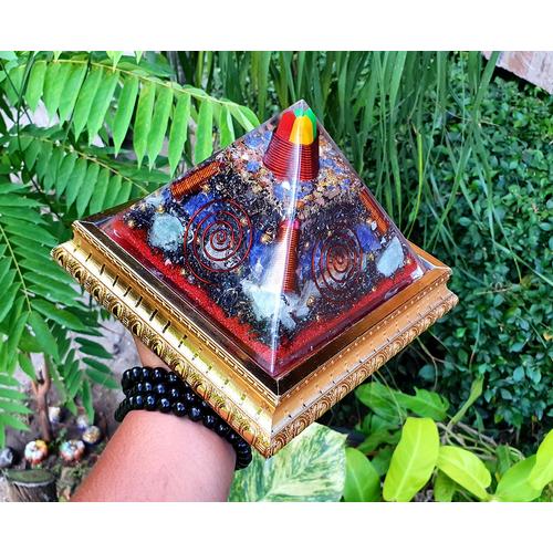 Jual RARE ORGONITE PIRAMIDA TRIPLE POWER - ZERO POINT PYRAMID - Kota ...