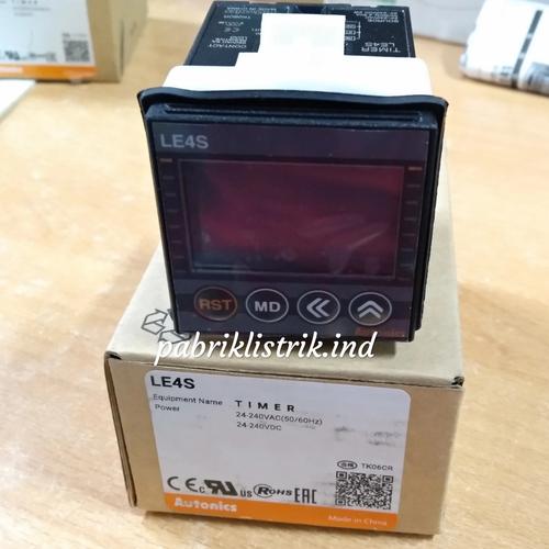 Jual Timer digital LE4S 24 - 220V -240V AC DC Autonics original ...