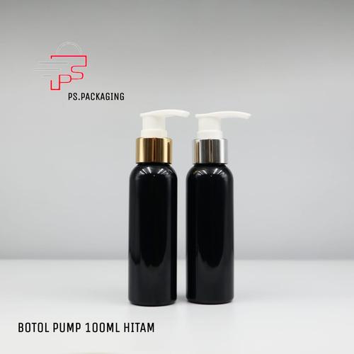 Jual Botol Lotion pump / Botol sabun pompa 100ml - tutup pump almunium ...