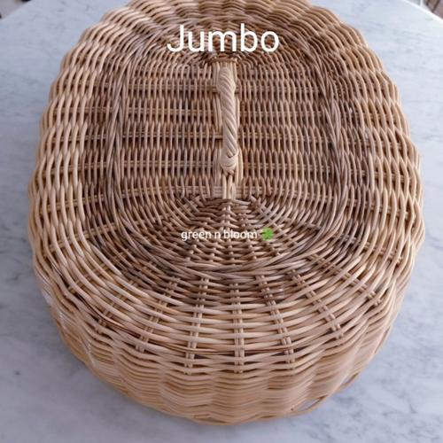 Jual tudung saji rotan jumbo anyaman rotan besar tutup saji rotan ...