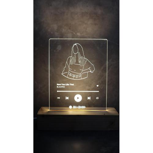 Jual SPOTIFY ACRYLIC LED ENGRAVED / CUSTOM SPOTIFY AKRILIK GRAFIR WAJAH ...