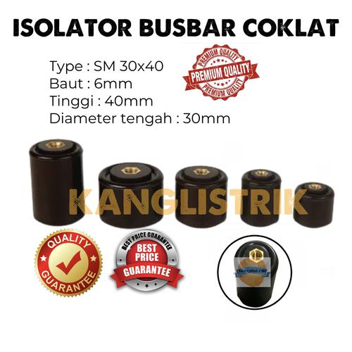 Jual ISOLATOR BUSBAR 30x40 WARNA COKLAT BAUT 6mm - Jakarta Barat ...