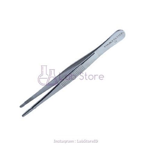 Jual Pinset Anatomi Anatomic Forcep Stainless Steel Round Point 200 ml ...