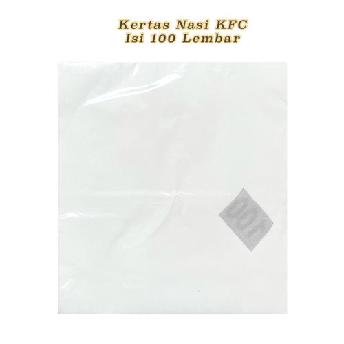 Jual Kertas Pembungkus Nasi KFC Kebab Ukuran 25 X 27 - KERTAS KFC ...