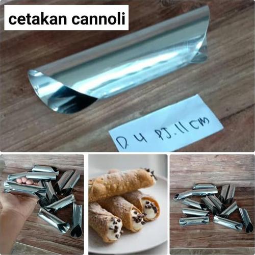 Jual New Produk Cetakan Kue Ring Roti Canoli Canolli Cannoli Bahan ...